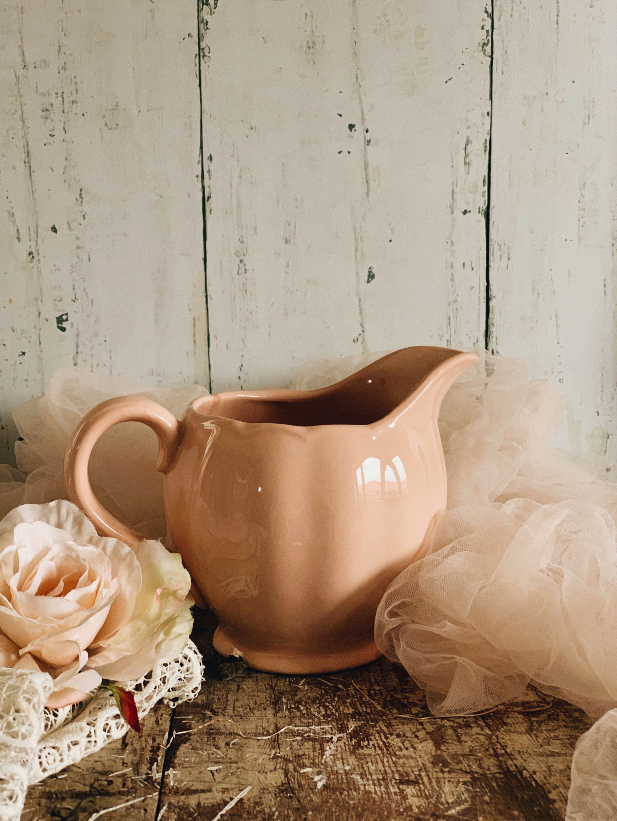 Vintage Pink Jug – Stone & Sage